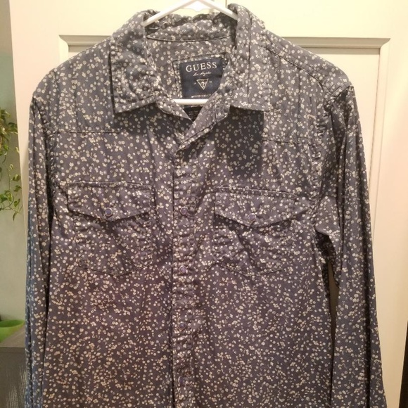 Guess | Shirts | Mens Button Down Shirt Guess | Poshmark